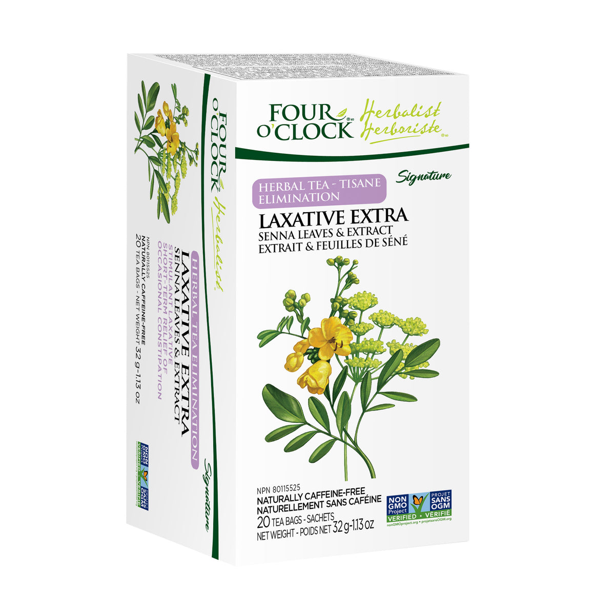 Laxative Extra Herbal Tea — Four O'Clock